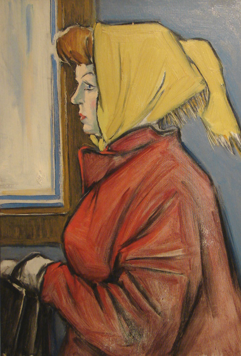 Tütarlaps elektrirongis